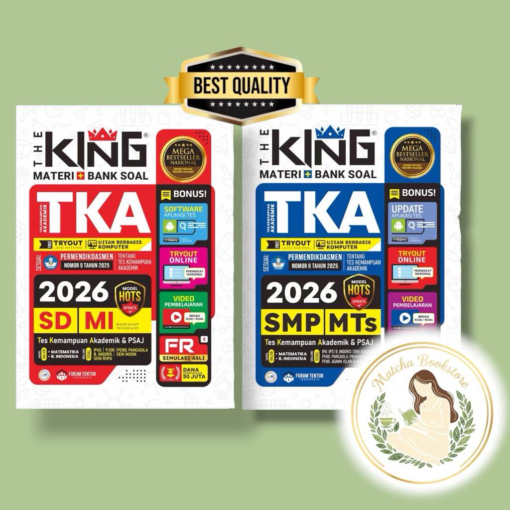 Jual Buku The King TKA 2026 SD/MI — Buku The King TKA 2026 SMP/MTs ...