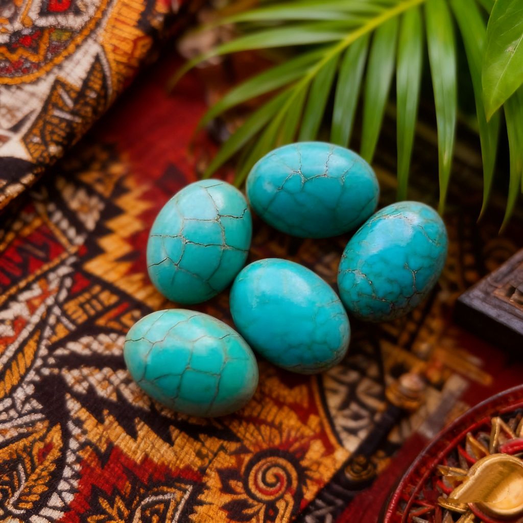 Jual Batu Akik Lepasan Pirus Hubei 18x13mm Terbaik | Shopee Indonesia