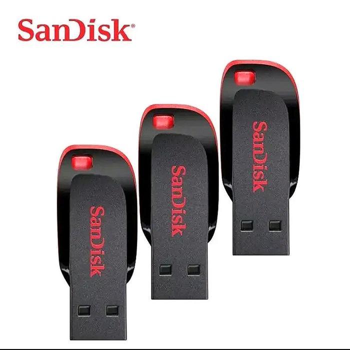 Jual Flashdisk-Flash Drive Sandisk Cruzer Blade Cz50 USB 2.0 4gb/8gb ...
