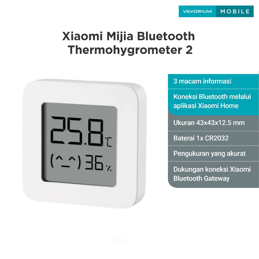 Jual Mijia Bluetooth Thermometer 2 | Digital Thermohygrometer ...