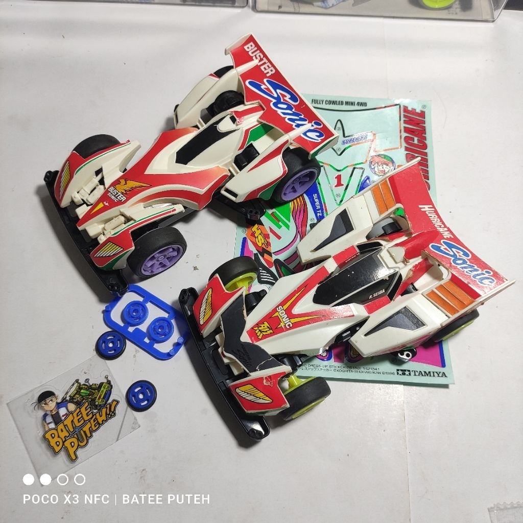Jual TAMIYA MINI 4WD SONIC HURRICANE DAN BUSTER ORIGINAL | Shopee Indonesia