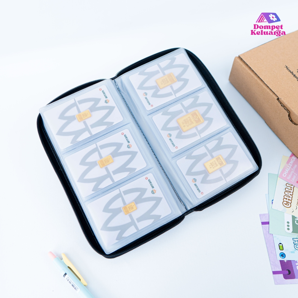 Jual Dompet Keluarga - Dompet Logam Mulia Premium Album Antam 60 Slot ...