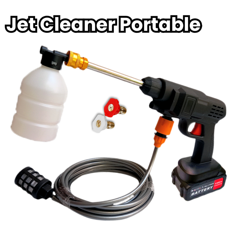 Jual Jet Cleaner Portable Mesin Cuci Kendaraan Tanpa Kabel High ...