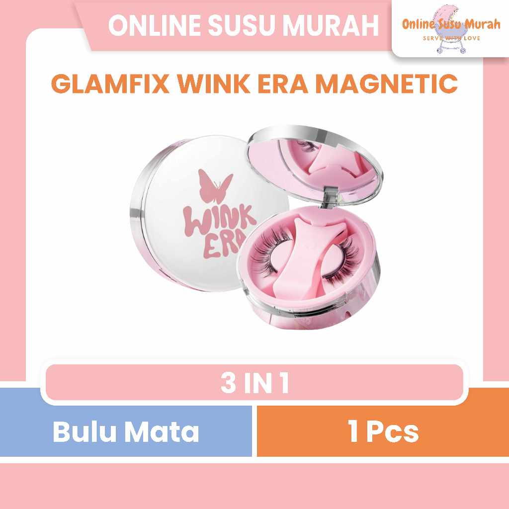 Jual GLAMFIX WINK ERA ALLURING BRINK MAGNETIC 3 IN 1 - BUKU MATA MAGNET ...