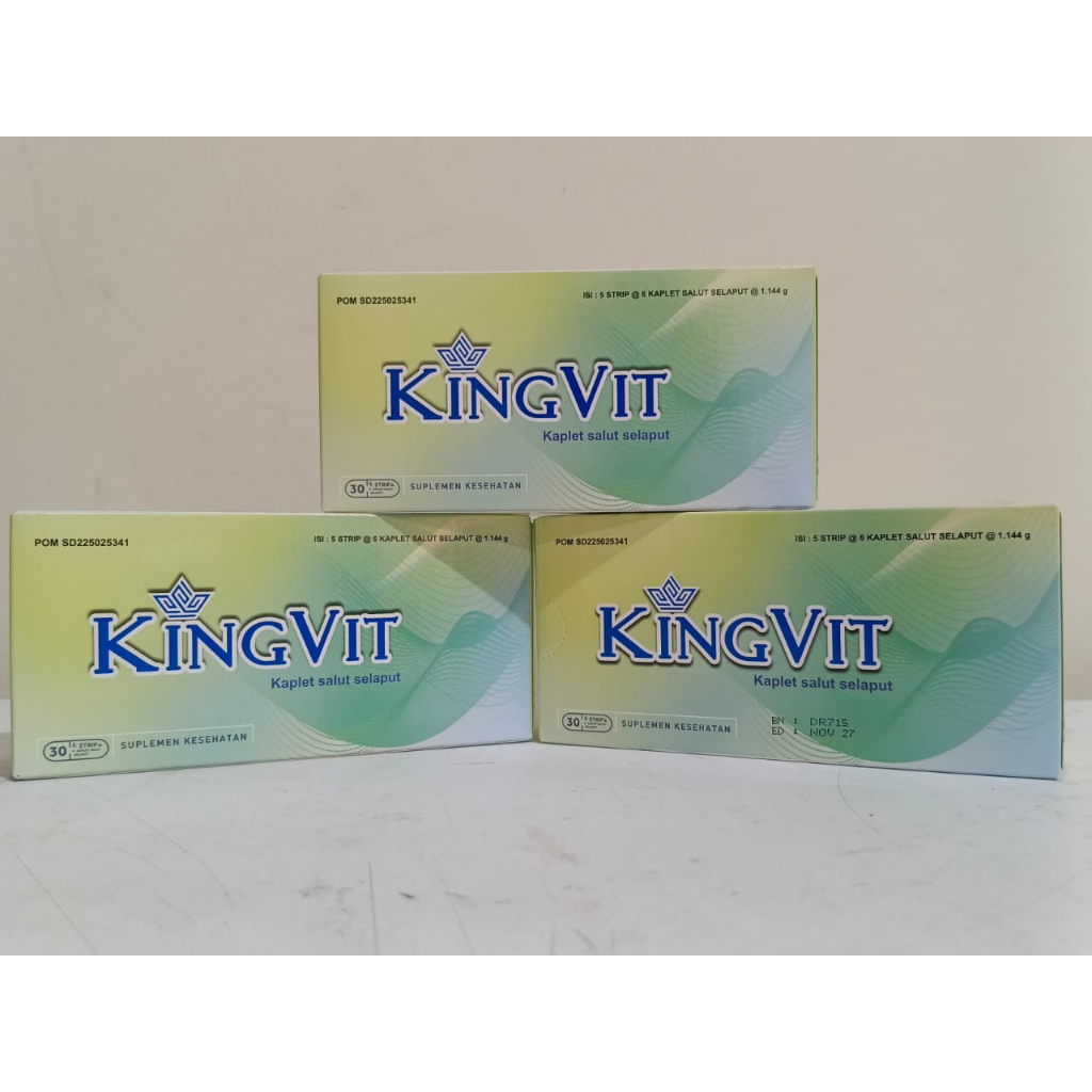Jual Kingvit 3 strip @ 10 kaplet | Shopee Indonesia