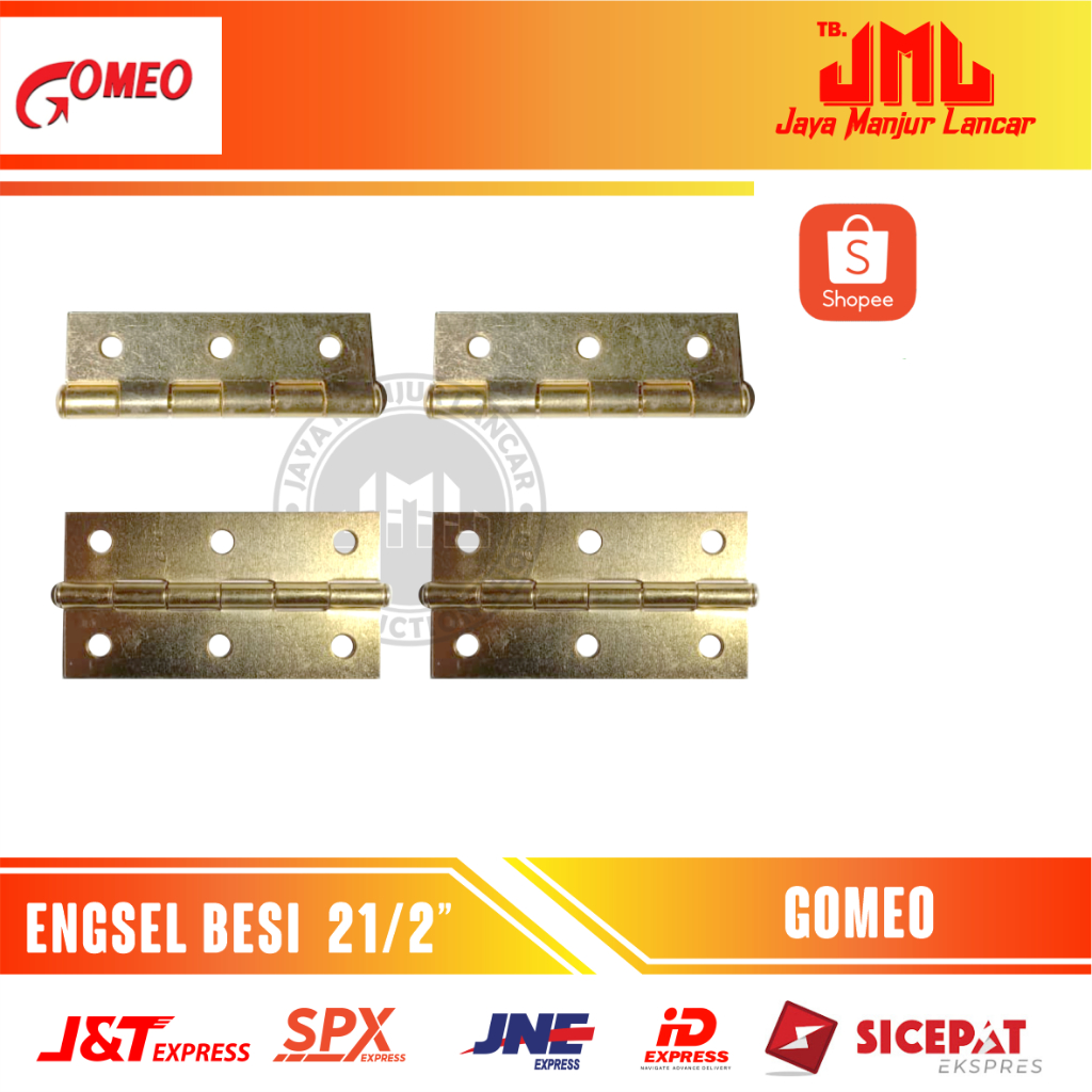 Jual Engsel GOMEO 2 1/2"Engsel besi GOMEO 2 1/2 inch | Shopee Indonesia