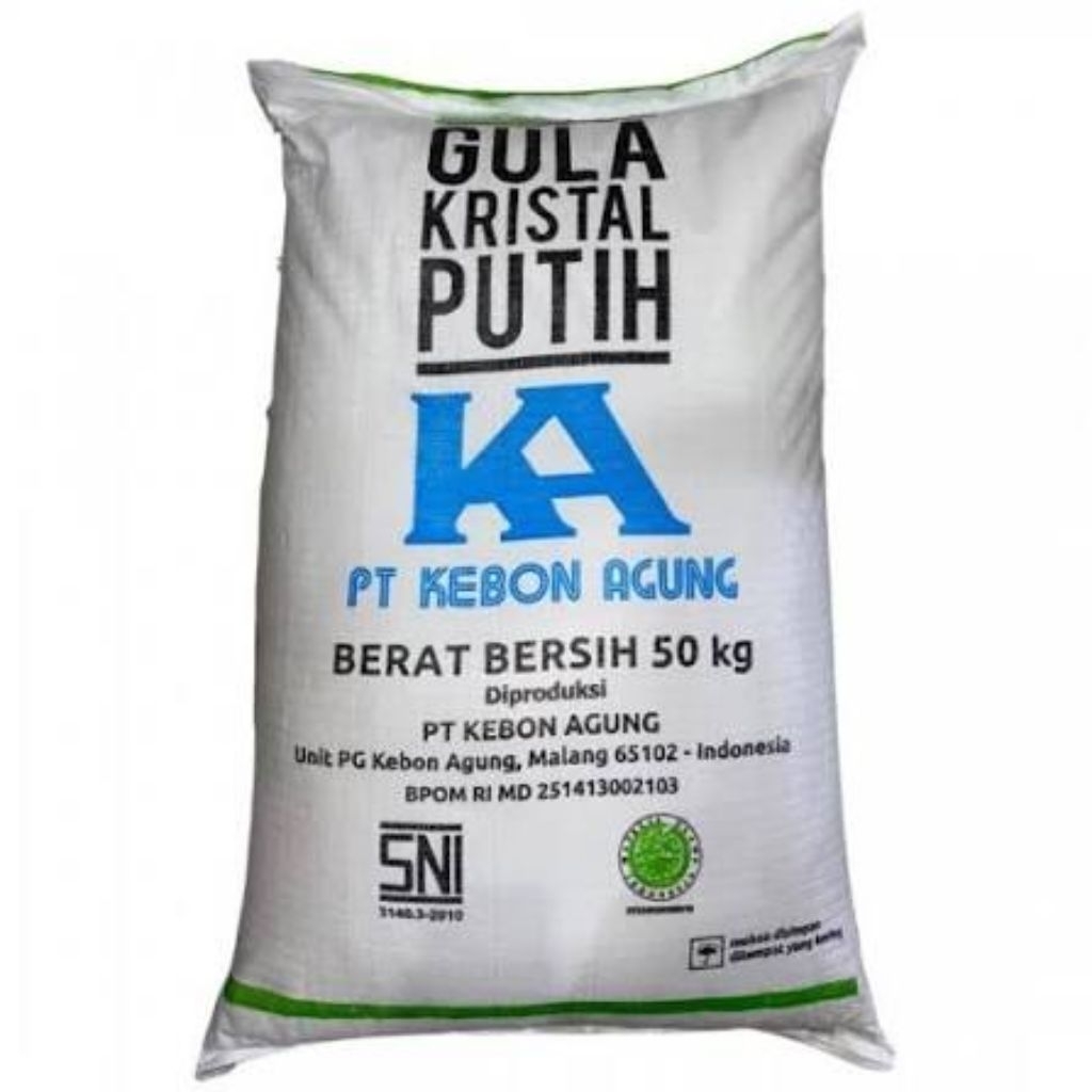 Jual (VM) GULA KBA dan Raja Gula gula kristal putih 50kg | Shopee Indonesia