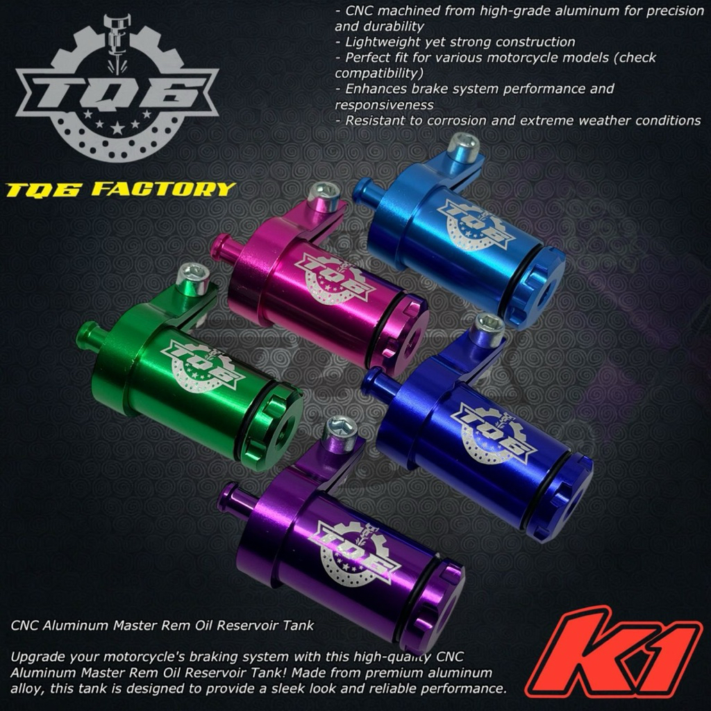 Jual Tabung Minyak Rem TQ6 RACING Aluminium Full CNC | Shopee Indonesia