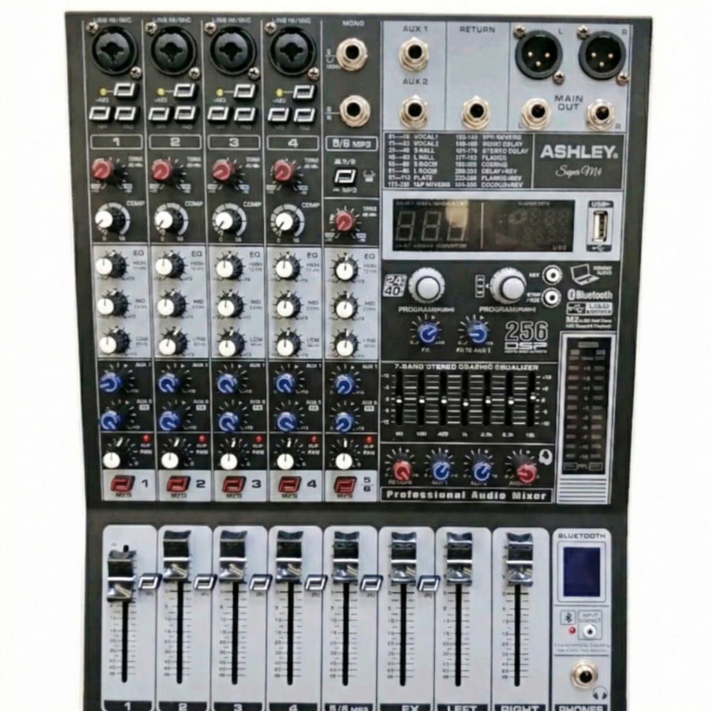 Jual MIXER ASHLEY SUPER M4 COMPRESSOR SUPERM4 6CHANNEL ORIGINAL/SUPER ...
