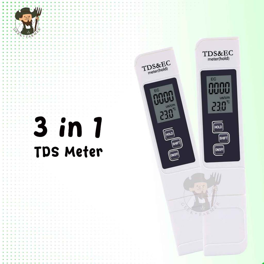 Jual Geek Farmer - TDS & EC Meter Digital - Alat Ukur Air Hidroponik ...