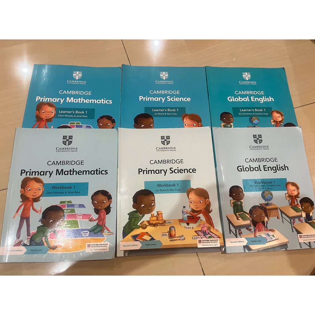 Jual Prelove buku cambridge primary 1 math science english (6 buku ...