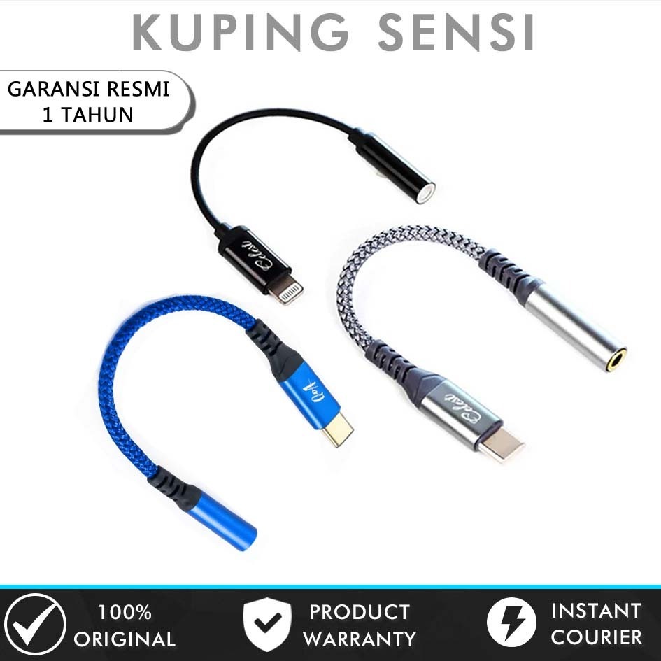 Jual Kinera Celest RUYI / QoA Ruyi USB Type C to 3.5mm / Lightning to 3 ...