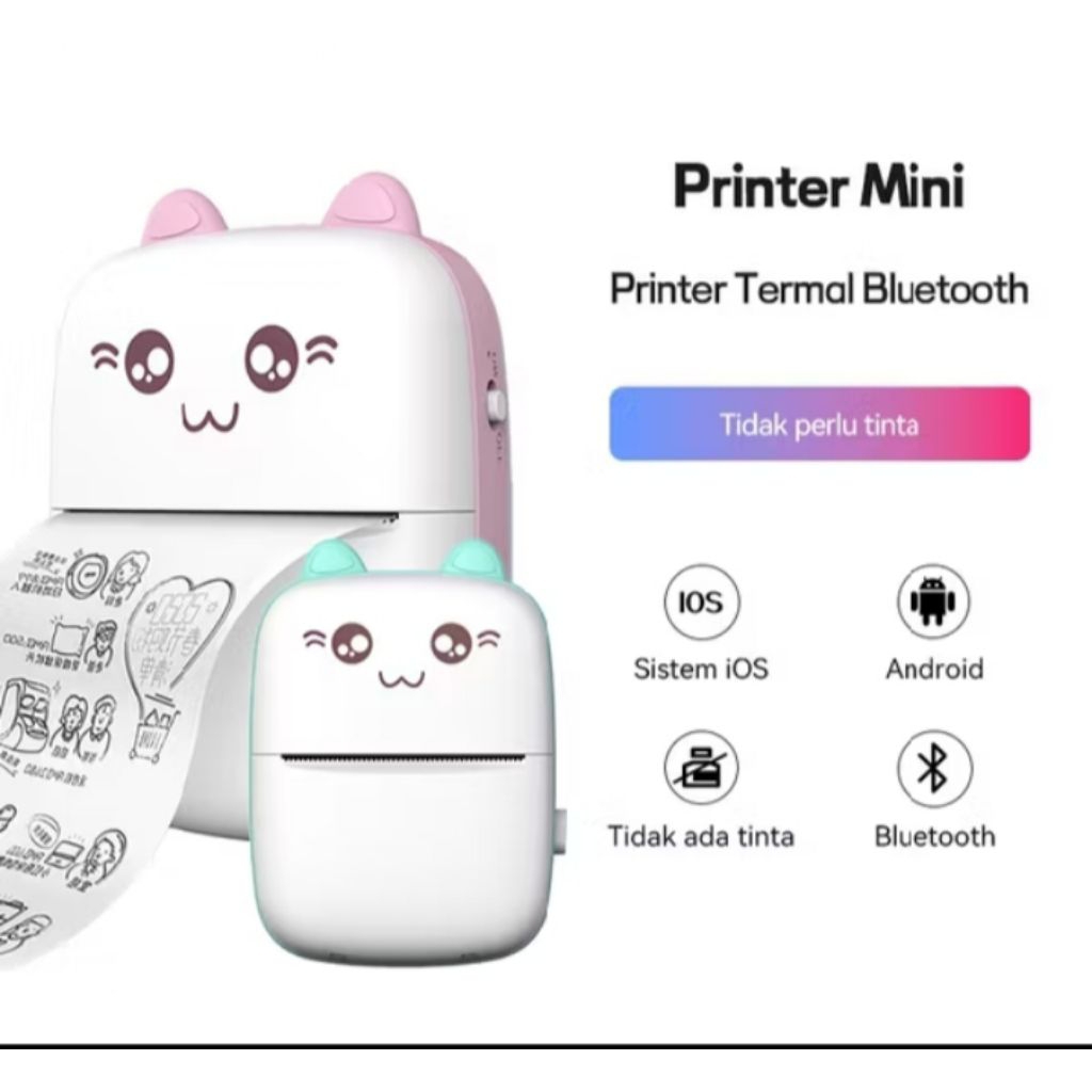 Jual Printer Mini Thermal Bluetooth | Shopee Indonesia