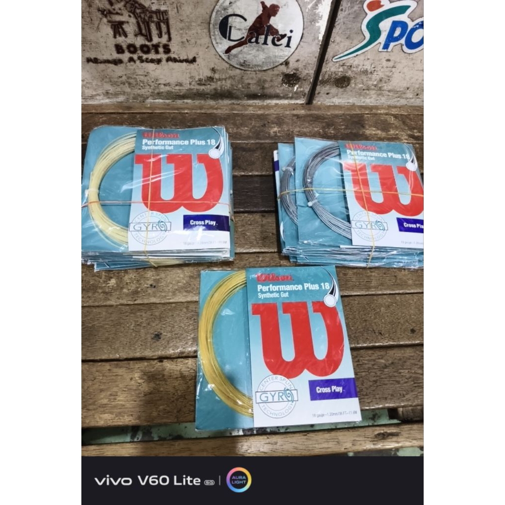 Jual Senar Raket Tenis Wilson PFC Plus 18 Kualitas Top Premium | Shopee ...