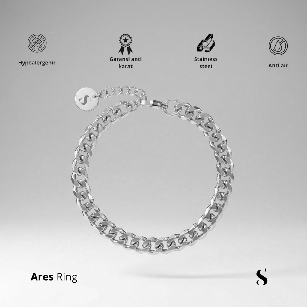 Jual Studio Confidence - Ares Bracelet / Gelang rantai pria wanita ...