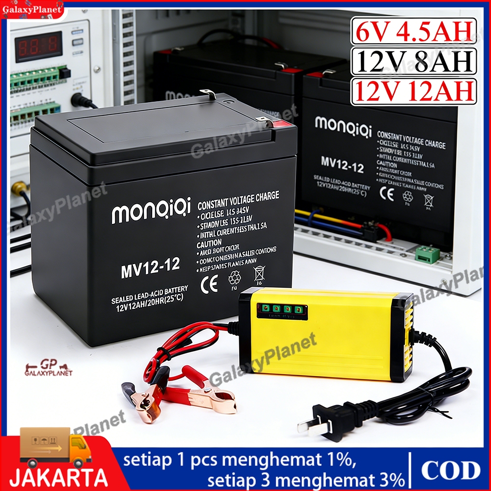 Jual Aki Kering Original 12V 8AH 12AH/Aki Solar Panel 12V 12Ah 12V 8 AH ...