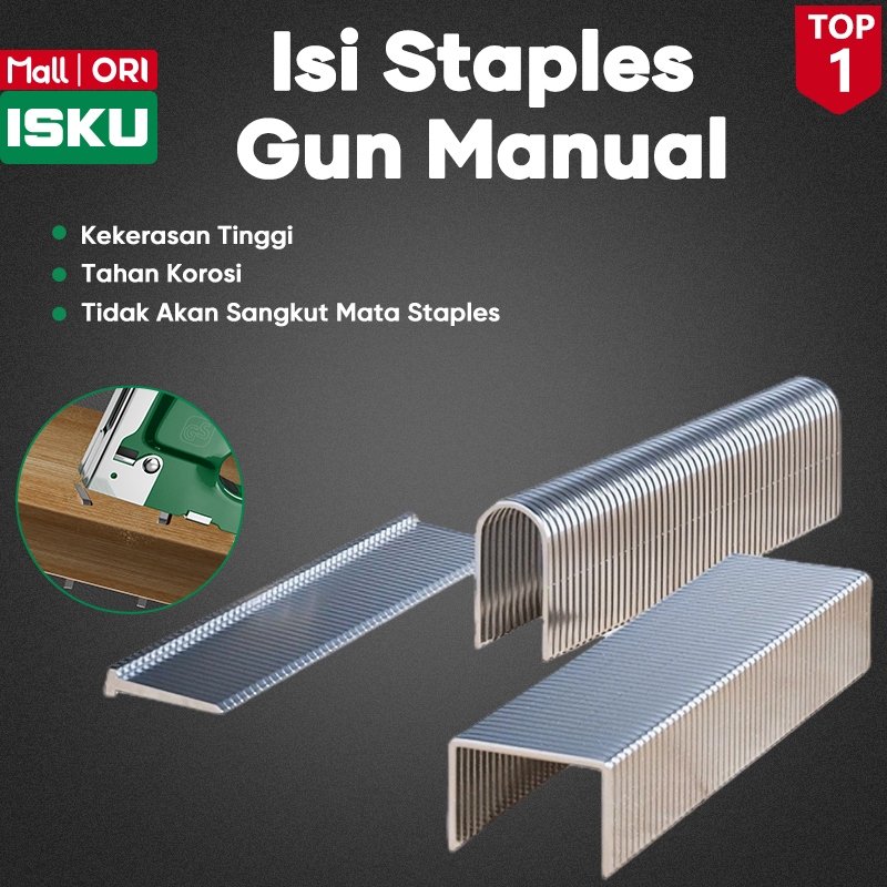 Jual ISKU Isi Staples Tembak Gun Tacker Anak Hecter Paku Tembak Jok ...