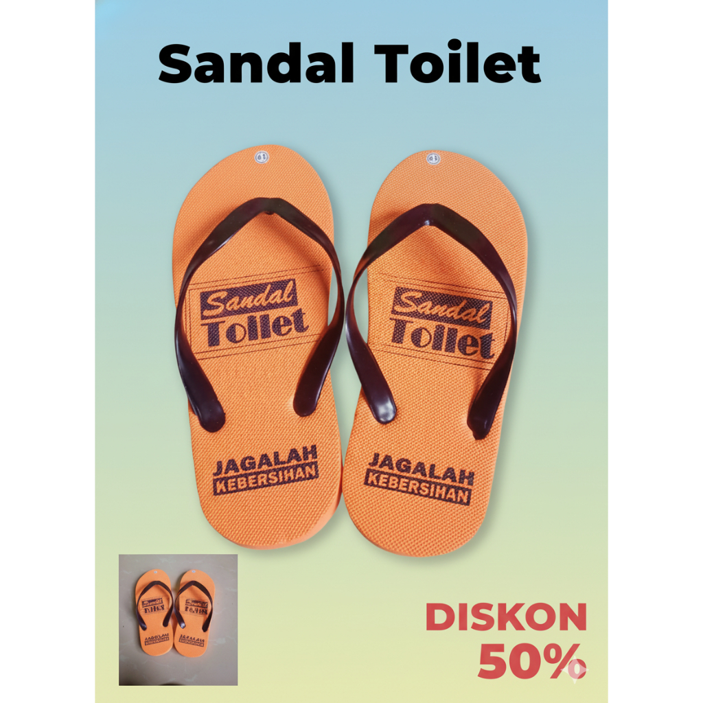 Jual Sandal Jepit Untuk Toilet Wc MCK Kamar Mandi Dapur Pria dan Wanita ...