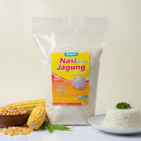 Jual Nasi Jagung Instan Putih sego jagung lembut dan pulen untuk diet ...