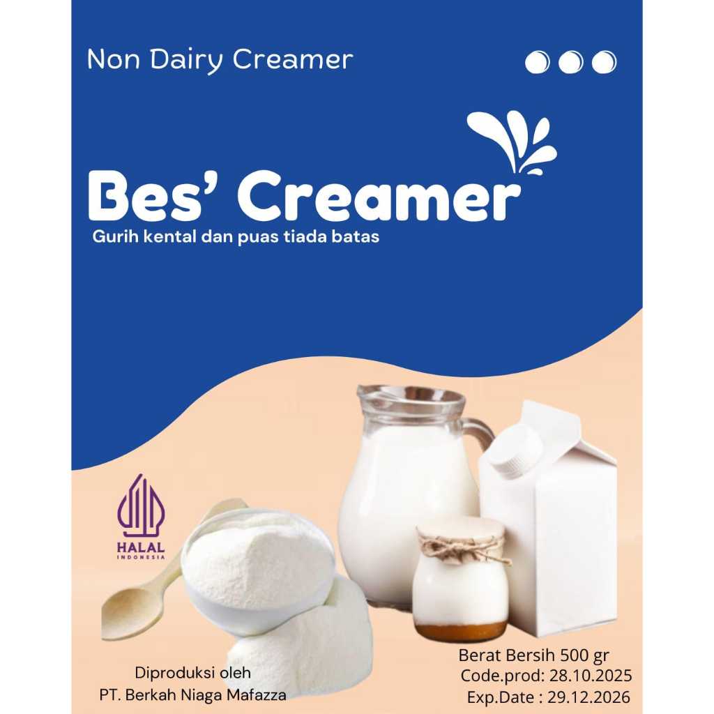 Jual krimer BESTOP kemasan 500gr, bubuk krimer, susu creamer kemasan ...