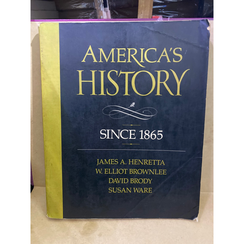 Jual Buku Original AMERICAS HISTORY SINCE 1865 - JAMES A. HENRETTA ...