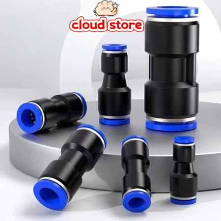 Jual PNEUMATIC LURUS/FITTING PNEUMATIC/FITTING SELANG ANGIN PU/FITTING ...