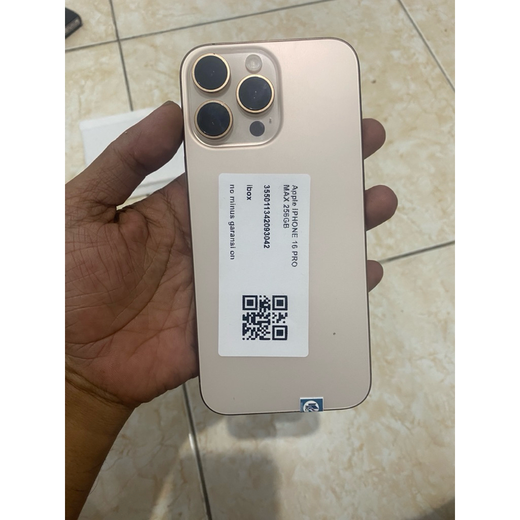 Jual iphone 16 pro max 256 iboxx unit onlyy muluss no minusss | Shopee ...