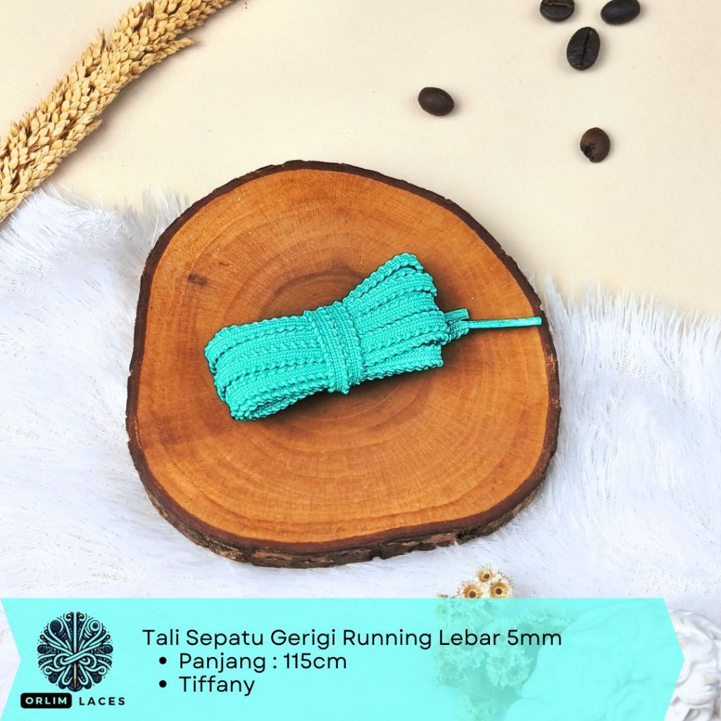 Jual ORLIM LACES Tali Sepatu Gerigi Running / Lari Elite Tiffany Lebar ...