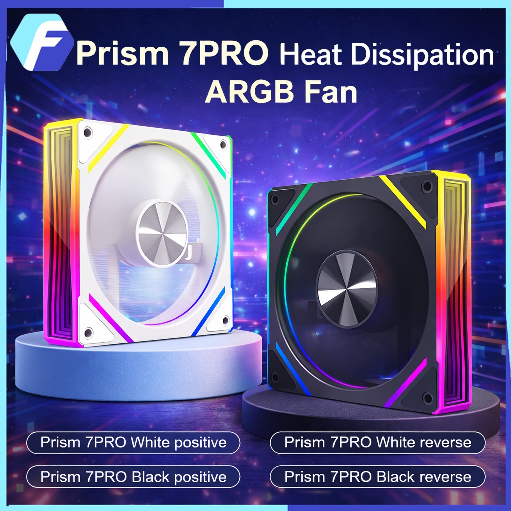 Jual COOLMOON HiFrost Prism 7 Pro Fan Casing 12CM ARGB PWM Sync RGB ...