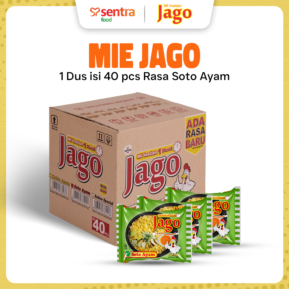 Jual MIE JAGO RASA SOTO ( ISI 40PCS ) | Shopee Indonesia