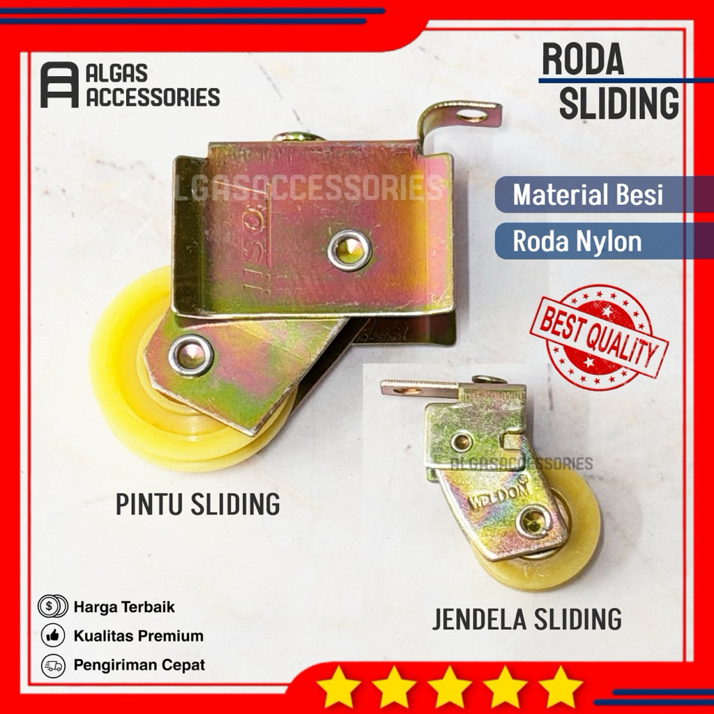 Jual Roda Sliding Door Window RSW RSD Roda Pintu Jendela Sliding ...
