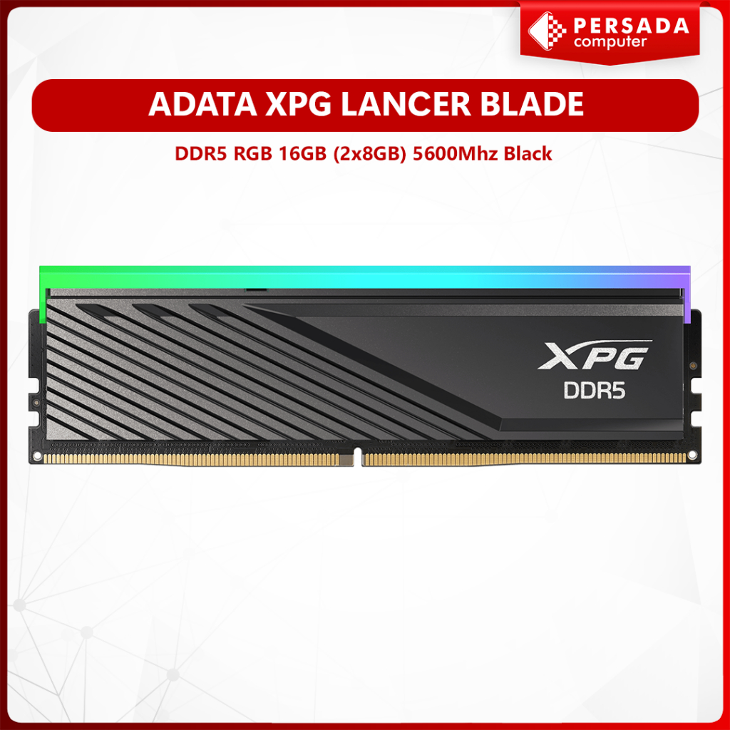 Jual ADATA XPG LANCER BLADE DDR5 RGB 16GB (2x8GB) 5600Mhz Black ...