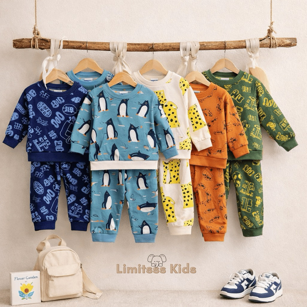 Jual Limitsss Kids - Setelan Sweater Anak Unisex 1-5 Tahun | Shopee ...