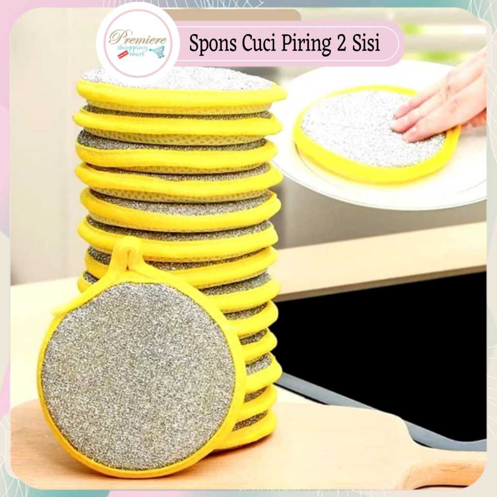 Jual PSM - Spons Cuci Piring 2 Sisi Serbaguna | Spon Busa Sabut Gosok ...