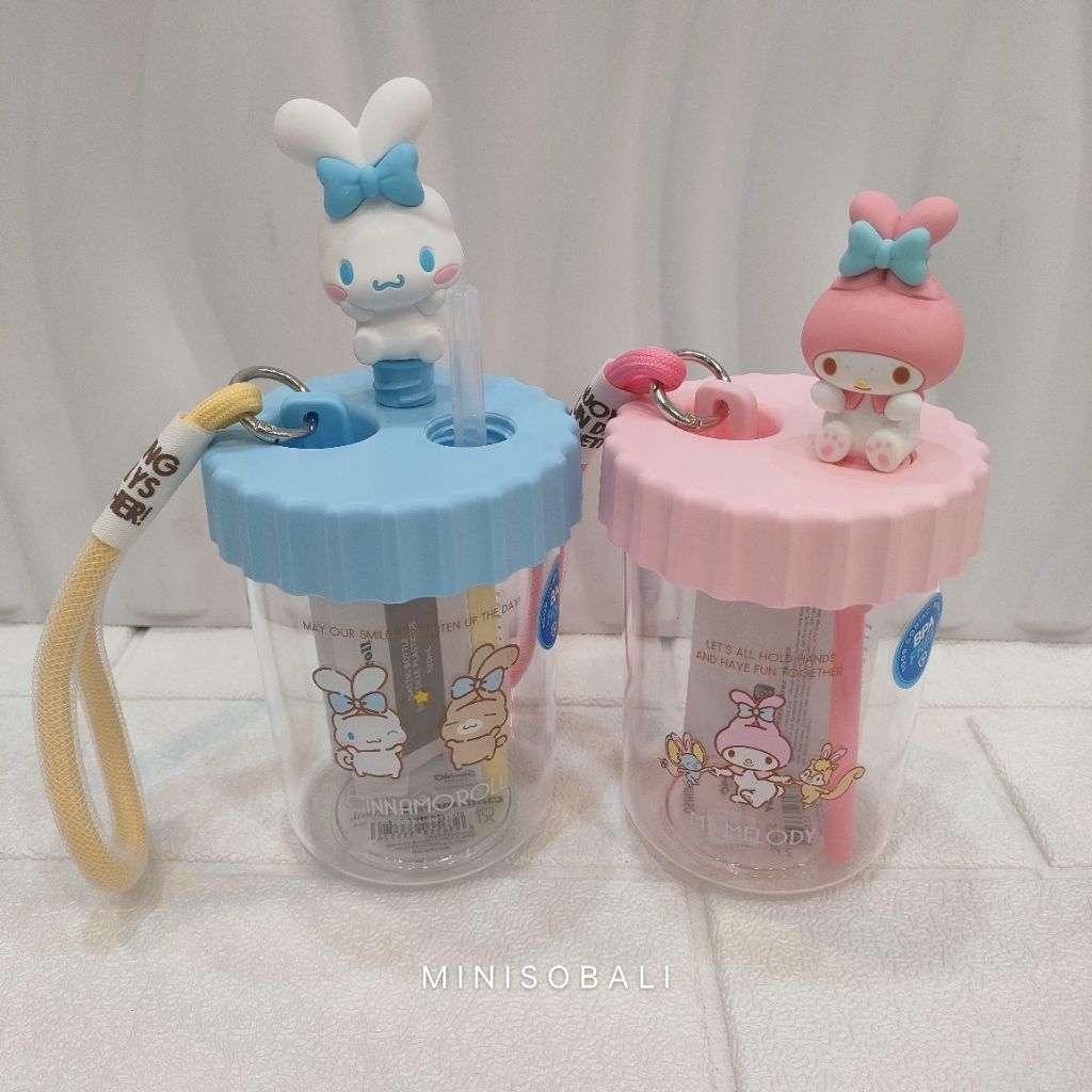 Jual Official BALI MINISO Botol Air Minum Sanrio Kuromi / Cinnamoroll ...