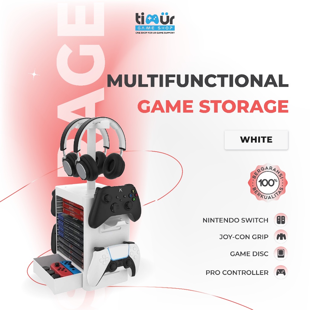 Jual Universal Multifunctional Tempat Rak Kaset Nintendo Switch OLED ...
