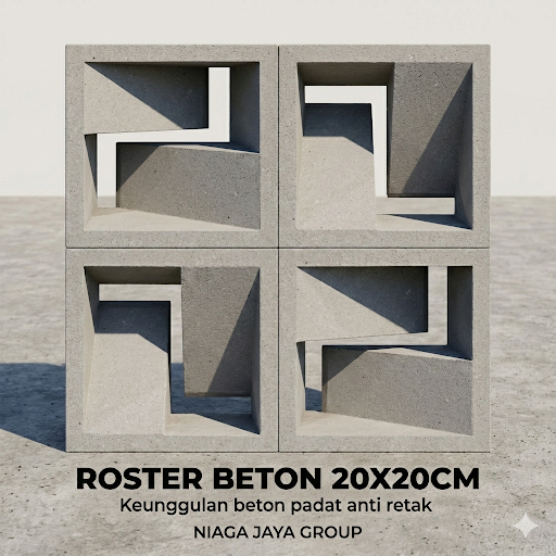 Jual Roster Beton Minimalis - Nako, Model Z Best Seller, Ukuran 20 x 20 ...