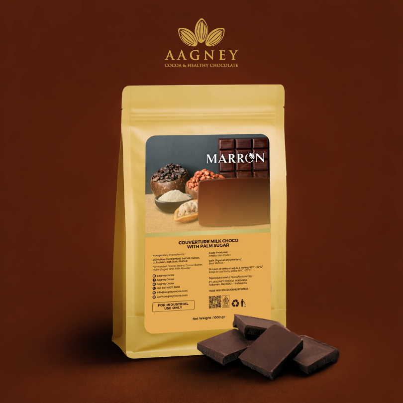 Jual Couverture Milk Chocolate with Palm Sugar 1kg | Cokelat Susu ...