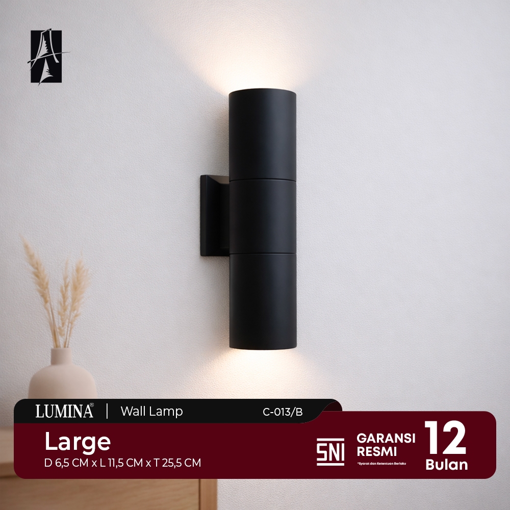 Jual Lumina - Lampu Dinding Silinder Minimalis Dengan Efek Cahaya Up ...