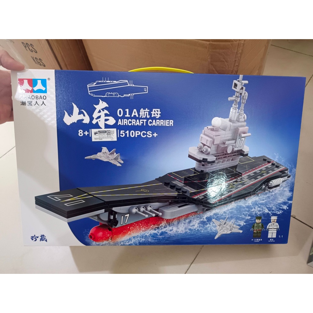 Jual Bricks Chaobao Kapal Perang Warship Kapal Induk Aircraft Carrier ...