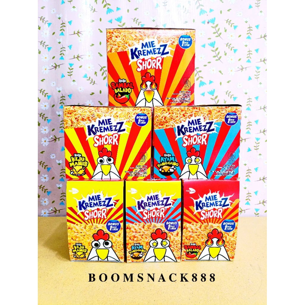 Jual BOX - Mie Kremez Shorr isi 20pcs PROMO | Shopee Indonesia