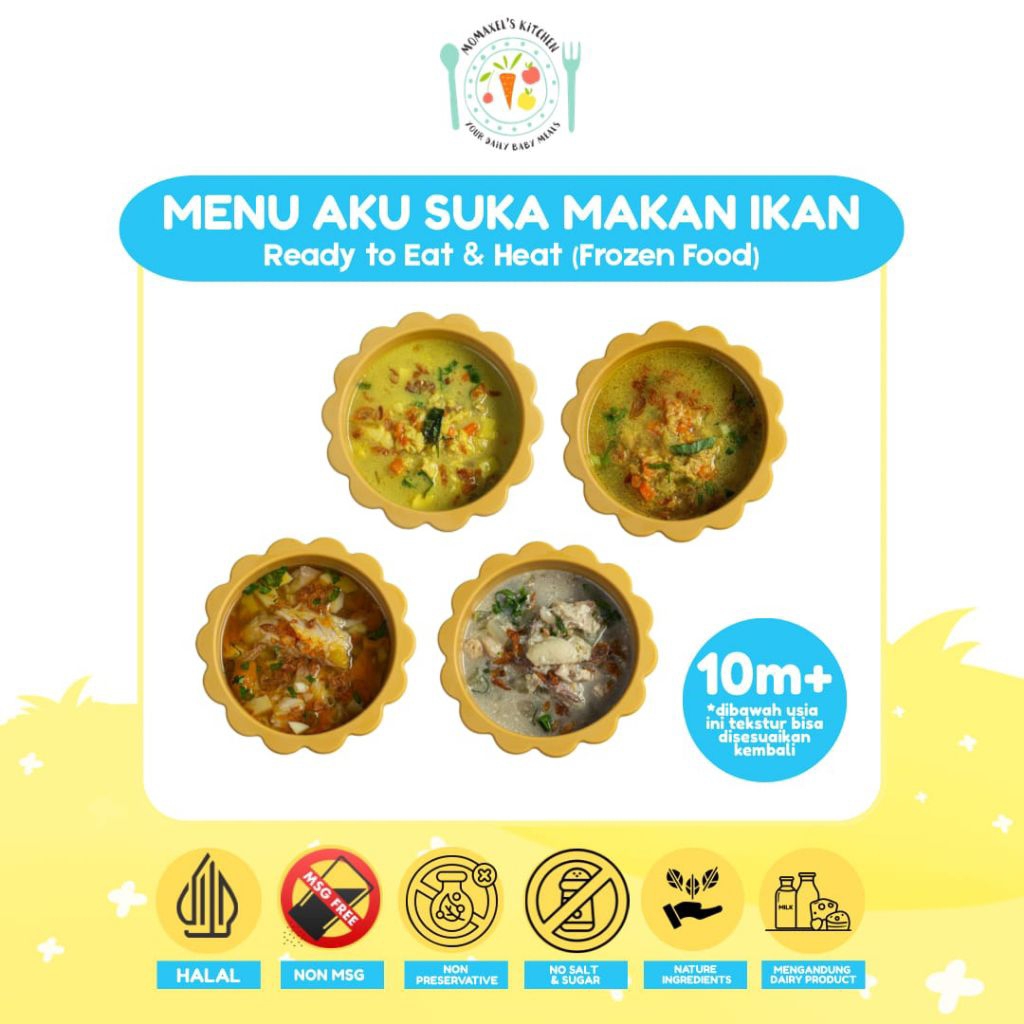 Jual ANEKA MENU AKU SUKA MAKAN IKAN (CATERING MAKANAN BAYI MPASI FROZEN ...