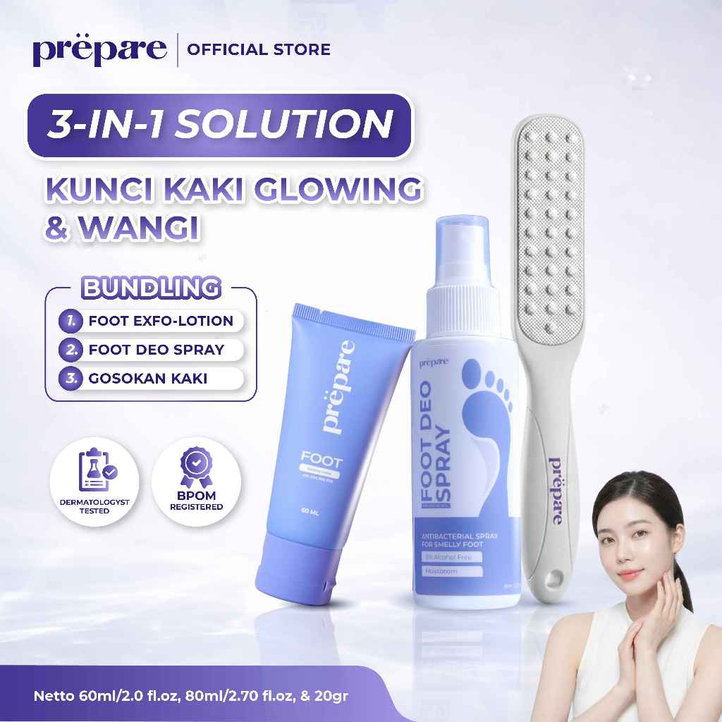 Jual Prepare Bundling Penghalus Tumit Kaki Kasar Penghilang Kapalan ...