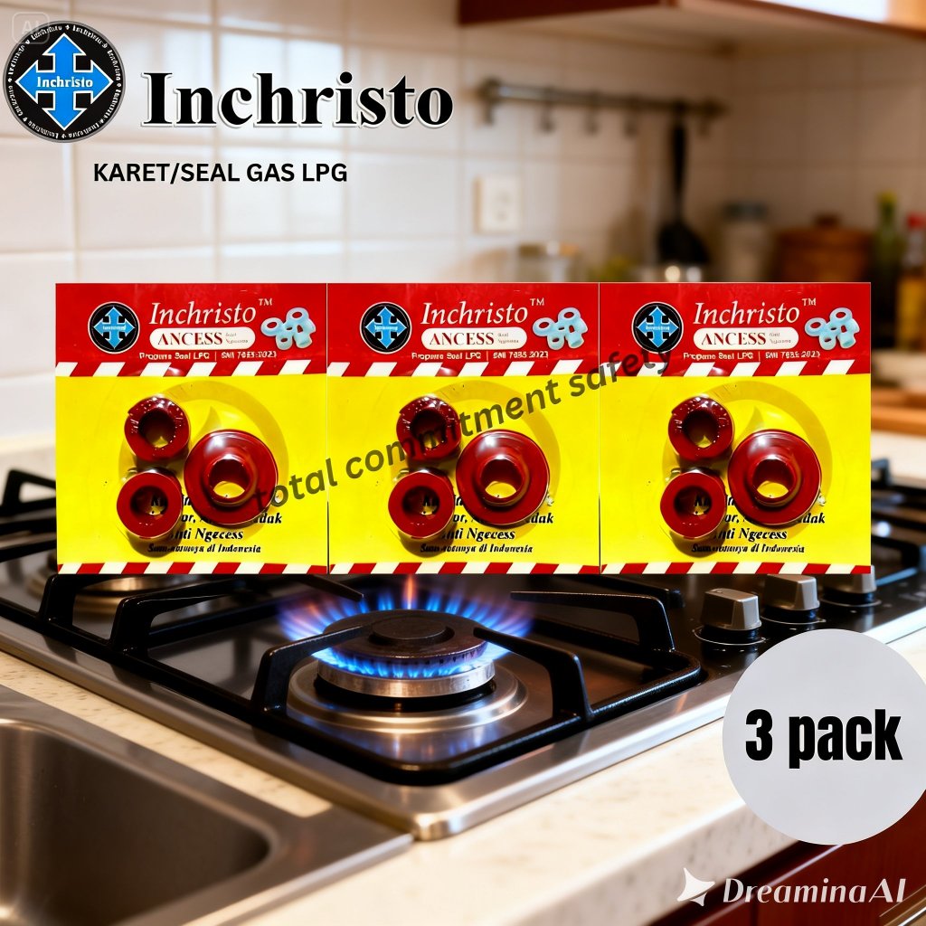 Jual 3 PACK - KARET GAS INCRISTO TERBARU 2026 - Seal Regulator dan ...