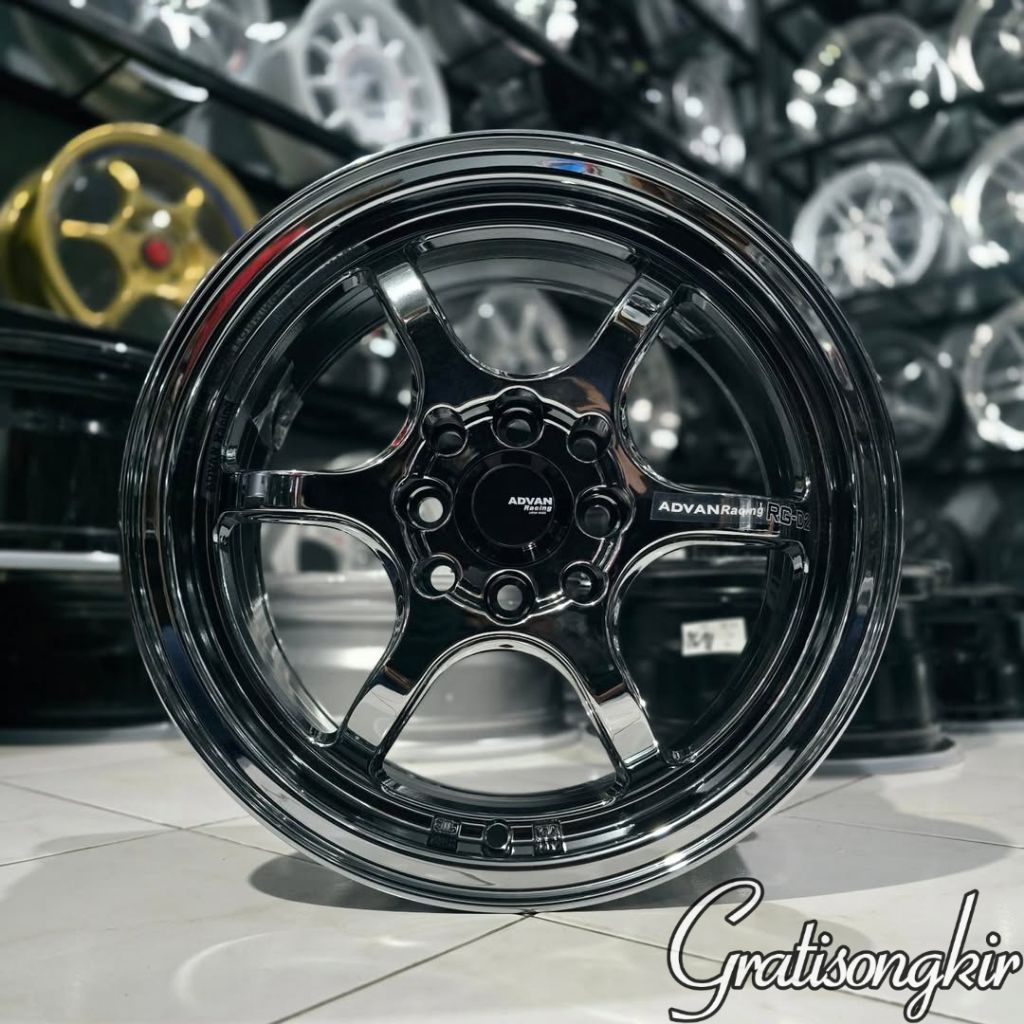 Jual velg mobil r15 advan rg d2 lebar 6,5 et 38 velg racing r15 avanza ...