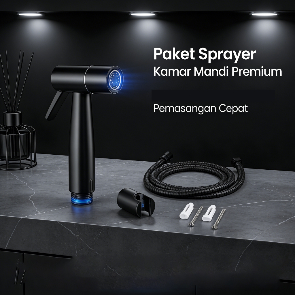 Jual Jet Shower Toilet Hitam / Bidet Shower Cebok Sower Spray /Jet ...