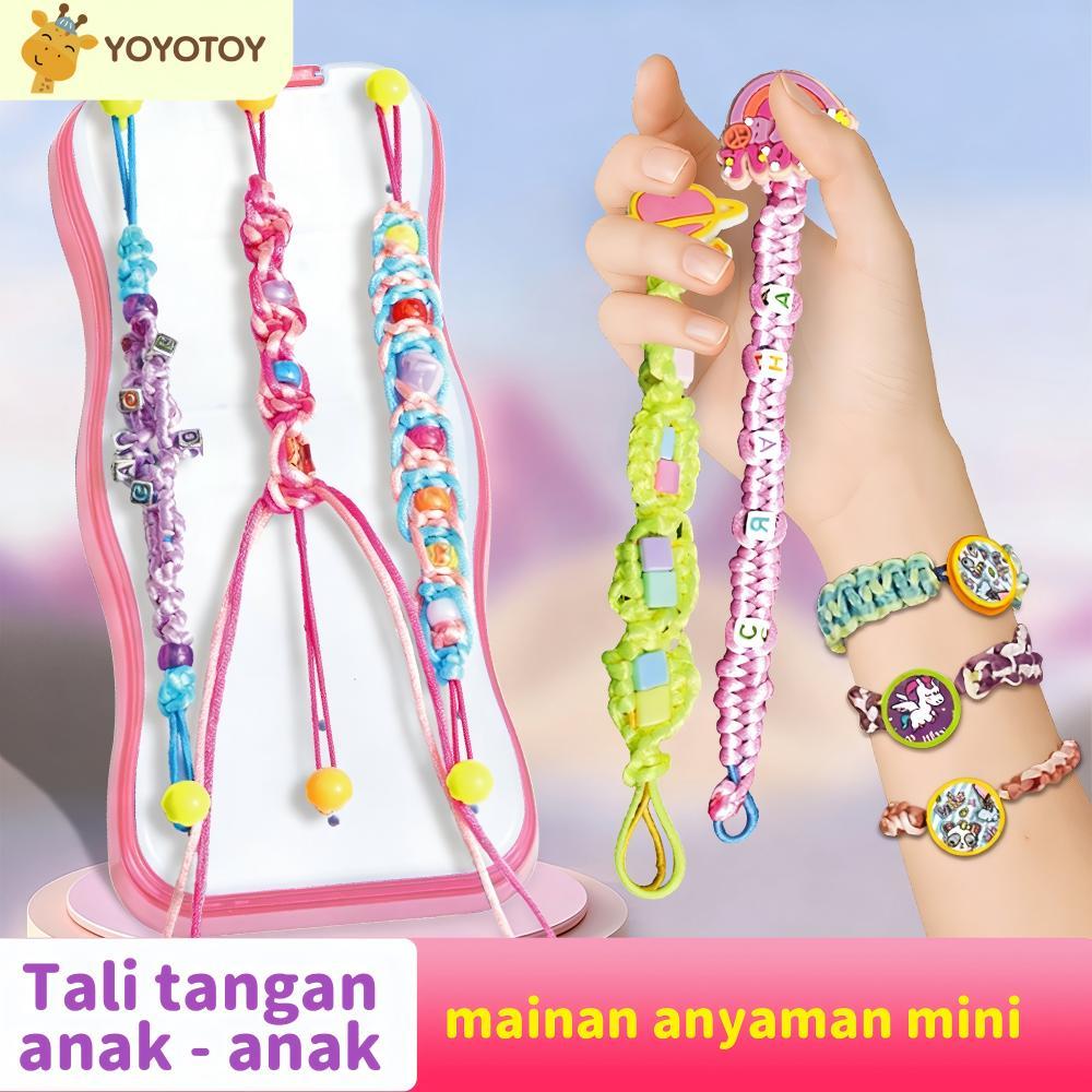 Jual YOYOTOY 190Pcs DIY Gelang Anak Perempuan Set Gelang Tali Kepang ...