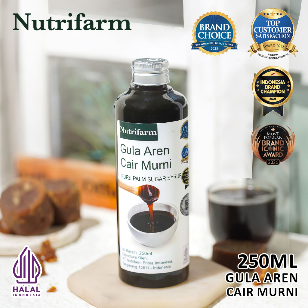 Jual Nutrifarm Gula Aren Cair 250ml | Shopee Indonesia