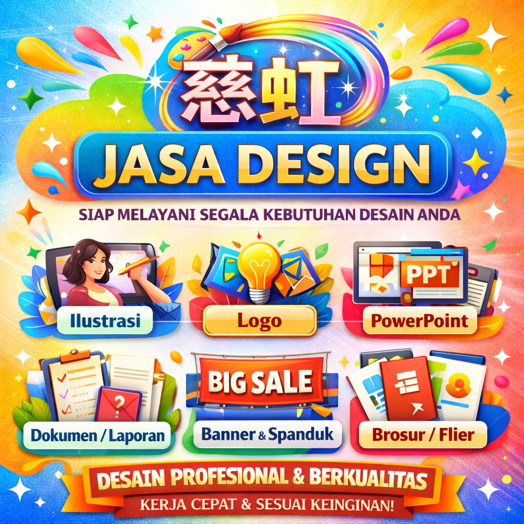 Jual Jasa Desain Grafis Profesional & Berkualitas | Desain Logo, Desain ...