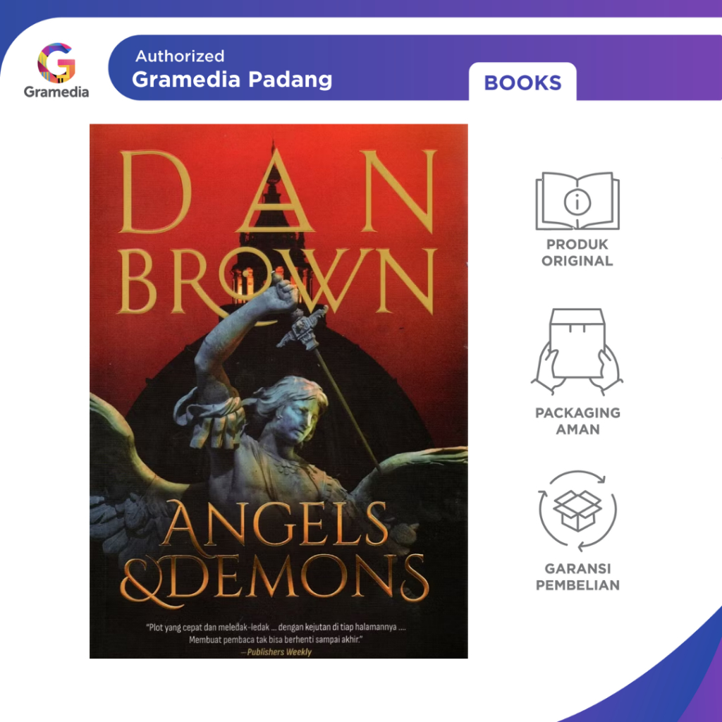 Jual Gramedia Padang - Angels and Demons (Republish 2026) | Shopee ...